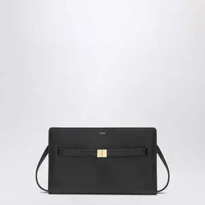 TOTEME Crossbody Bag With Belt Detail In Pebbled Leather - Black