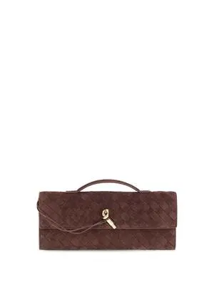 Bottega Veneta Andiamo Clutch - Brown