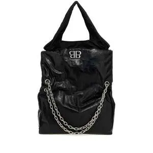 Balenciaga Calf Leather Tote Bag - Black
