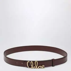 Chloé Leather Belt - Brown