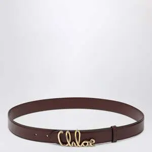Chloé Leather Belt - Brown