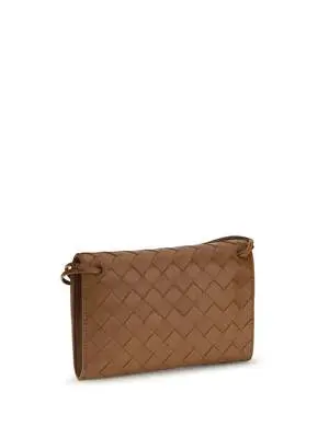 Bottega Veneta Andiamo Clutch Bag - Brown
