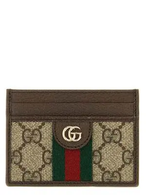 Gucci Ophidia' Card Holder - Brown