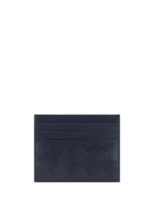 Bottega Veneta Leather Card Holder - Brown