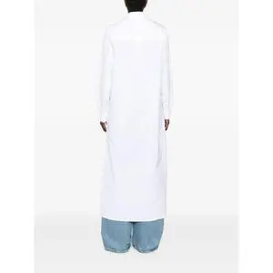 Alaïa Cotton Asymmetric Hem Shirt