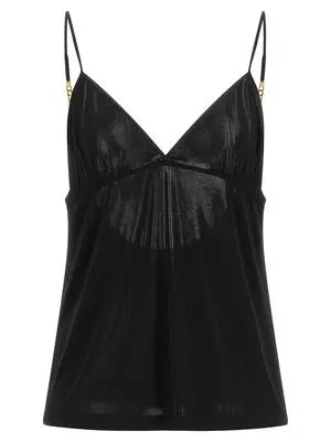 Saint Laurent Cassandre Chain Top - Black