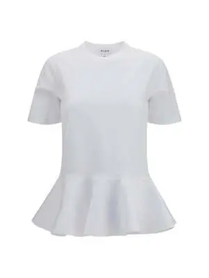 Alaïa Cotton Jersey Crinoline T-shirt - White