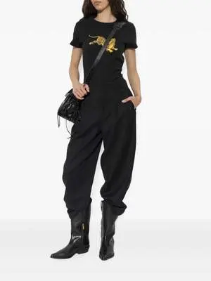 Kenzo Tiger-print T-shirt - Black