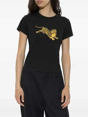 Kenzo Tiger-print T-shirt - Black