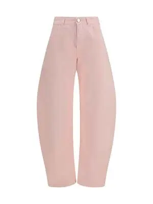 Alaïa Barrel Jeans - Pink