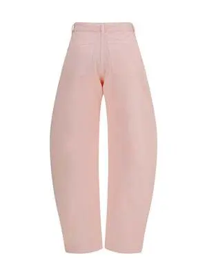 Alaïa Barrel Jeans - Pink