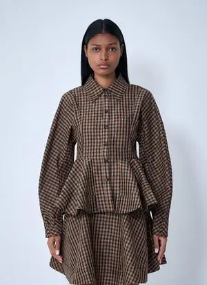 Ganni Peplum Shirts For Women