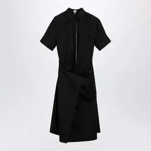 Loewe Cotton Gabardine Midi Shirt Dress