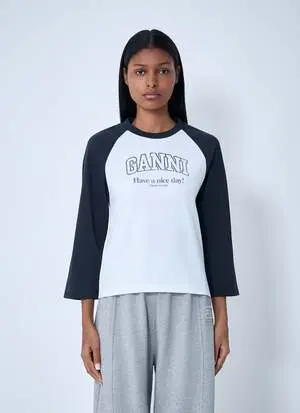Ganni Raglan T-shirts For Women