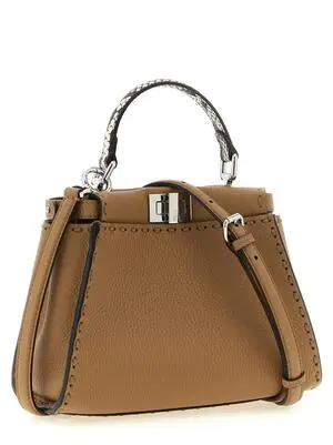 Fendi Peekaboo Mini Handbag - Cream