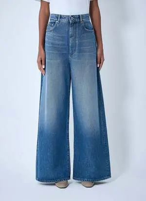 Sportmax Five-pocket Wide-leg Jeans - Blue