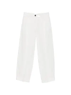 TOTEME Cotton Trousers - Multicolor