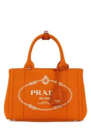 Prada Canvas Small Handbag - Orange