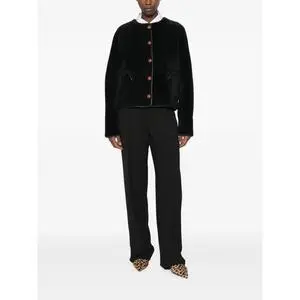 BLAZÉ MILANO Jackets Faux Fur & Shearling Jackets - Black