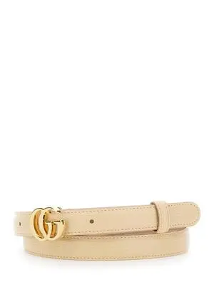 Gucci Flat Gg Marmont Belt