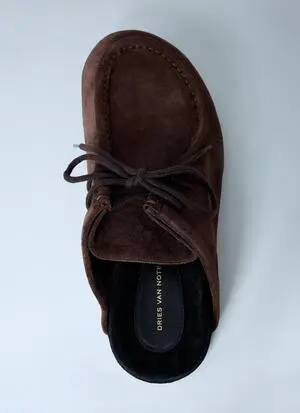 Dries Van Noten Leather Slip-on Shoes