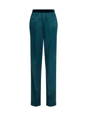 TOM FORD Silk Satin Pants - Blue