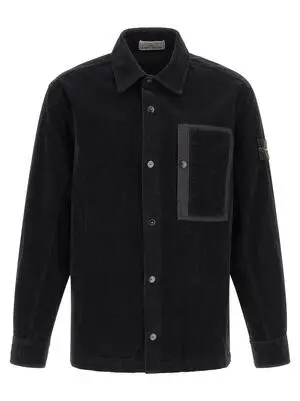 Stone Island 1200016' Overshirt - Black