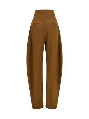 FERRAGAMO Wide Balloon-fit Zip Pants