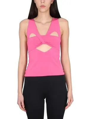 AMBUSH Top With Cut Out Details - Pink