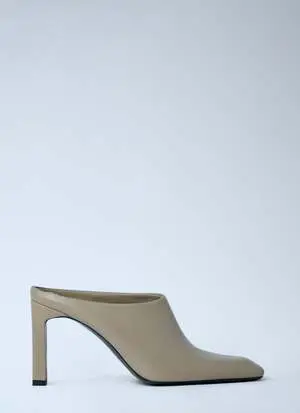 TOTEME Bar Mules - White