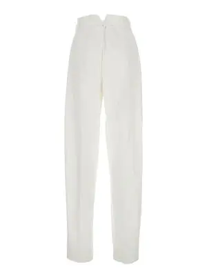 Bottega Veneta Cotton Tapered Leg Pants - Multicolor