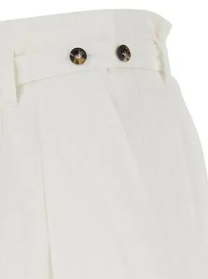 Bottega Veneta Cotton Tapered Leg Pants - Multicolor