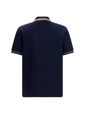 FERRAGAMO Cotton Piqué Polo Shirt - Blue