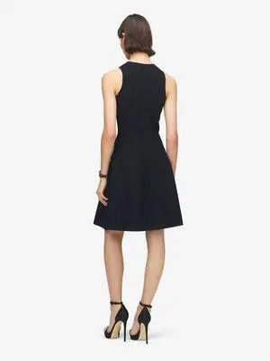 Alexander McQueen Jacq Vlm Mini Dress