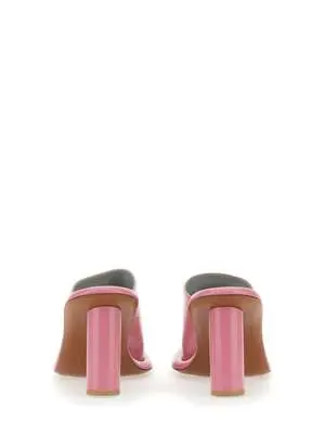 AMBUSH Leather Cushion Mule Sandals