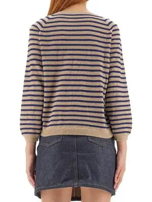 A.p.c. Lilas Striped Regular Fit Shirt - Multicolor