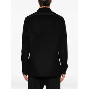 Rick Owens Solid Shirt Jacket - Black