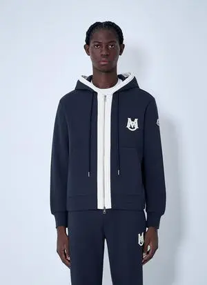 Moncler Zip-up Hoodie - Blue