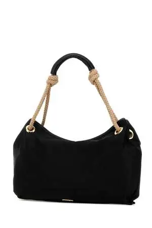 Prada Fabric Shopping Bag - Black