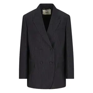 Fendi Jackets Blazers - Blue