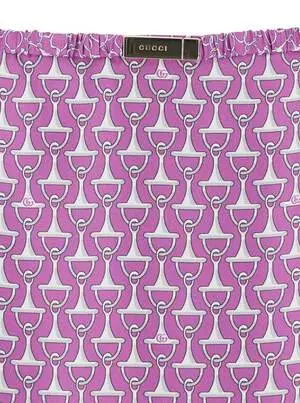 Gucci Silk Printed Skirt