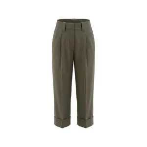 Brunello Cucinelli Trousers Tailored Trousers - Green