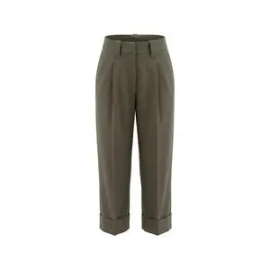 Brunello Cucinelli Trousers Tailored Trousers - Green
