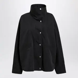 TOTEME Cotton-blend Windbreaker Jacket - Black