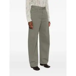 Brunello Cucinelli Denim Wide-leg Jeans - Green