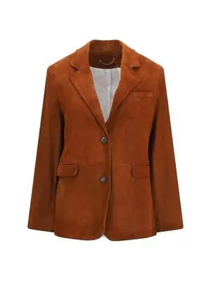 GOLDEN GOOSE GOLDEN GOOSE Single-Breasted Leather Jacket