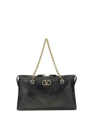 Valentino Garavani Panthea Chevron Medium Shoulder Bag