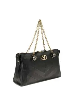 Valentino Garavani Panthea Chevron Medium Shoulder Bag