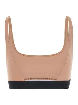 TOM FORD Tech Fabric Square Neck Top - Cream