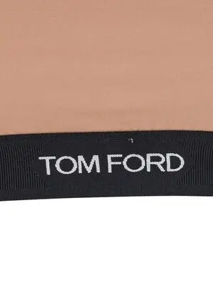 TOM FORD Tech Fabric Square Neck Top - Cream